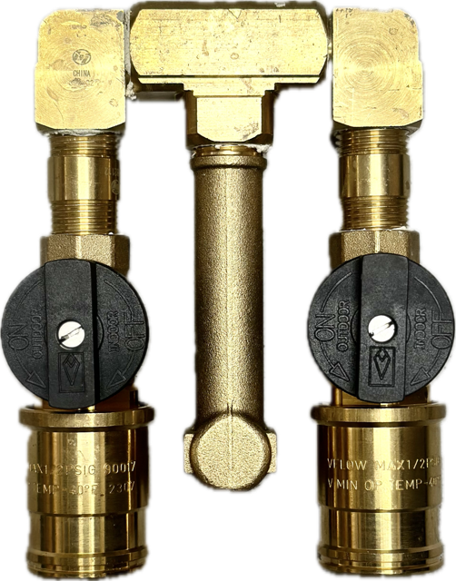 Gas Double Outlet Box - Burnaby Manufacturing 1/2 PSI Surface Mounted ...