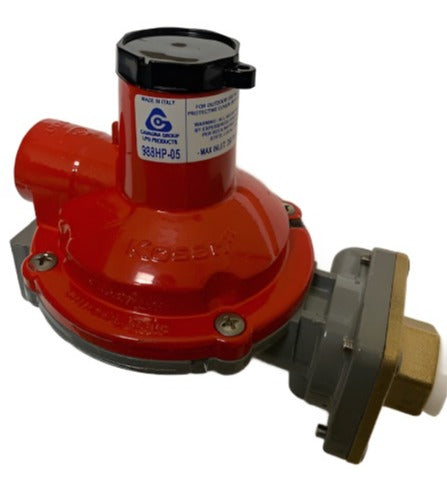Cavagna Kosan Propane Gas Regulator, First Stage LP 1/2" NPT, 988HP-05 ...