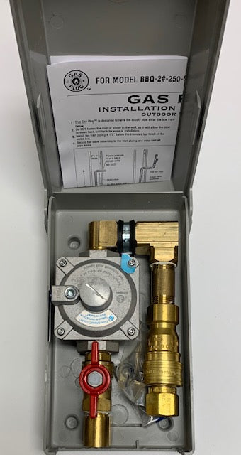 Gas Outlet Box - Burnaby Manufacturing 2 PSI Surface Mounted NG / LP P ...